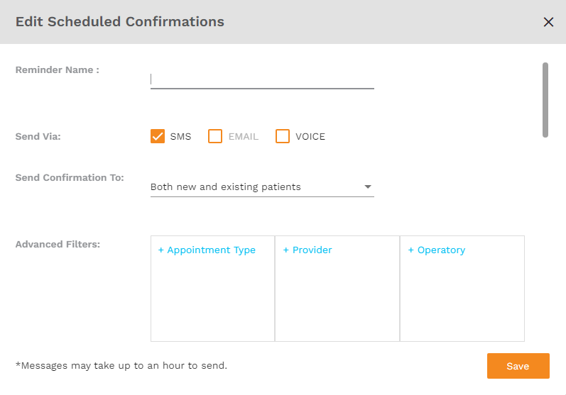 Managing Schedule Confirmations